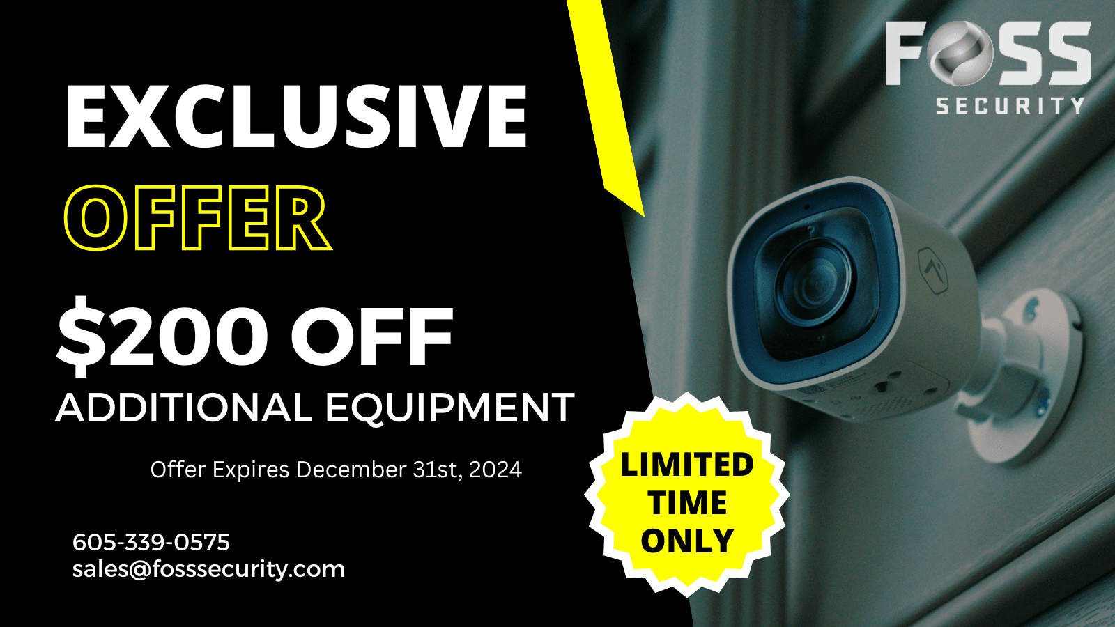 Promotions | Foss Security | Sioux Falls, SD